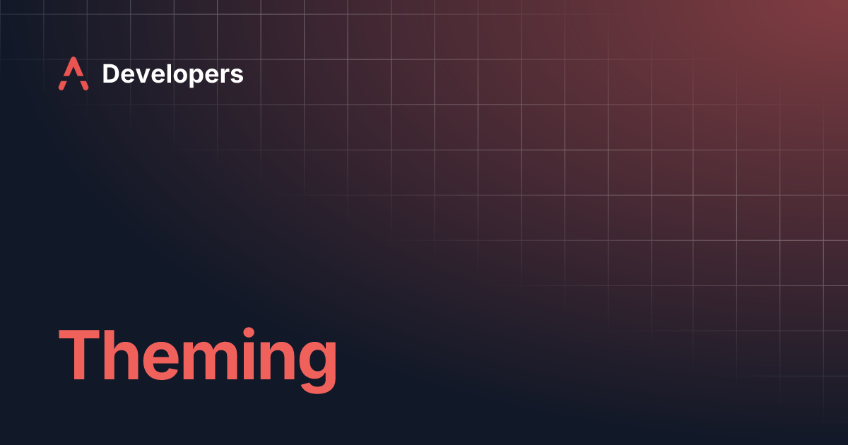 Theming | Developers