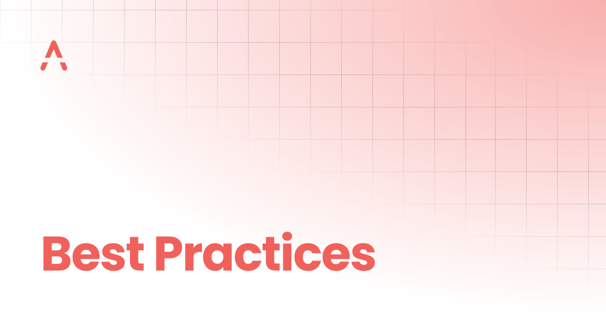 Best Practices | Guides